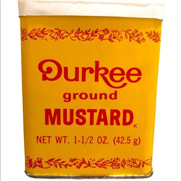 DURKEE Famous Foods | Kitchen | Vintage 7s Ground Mustard 12 Oz Tin 95 ...